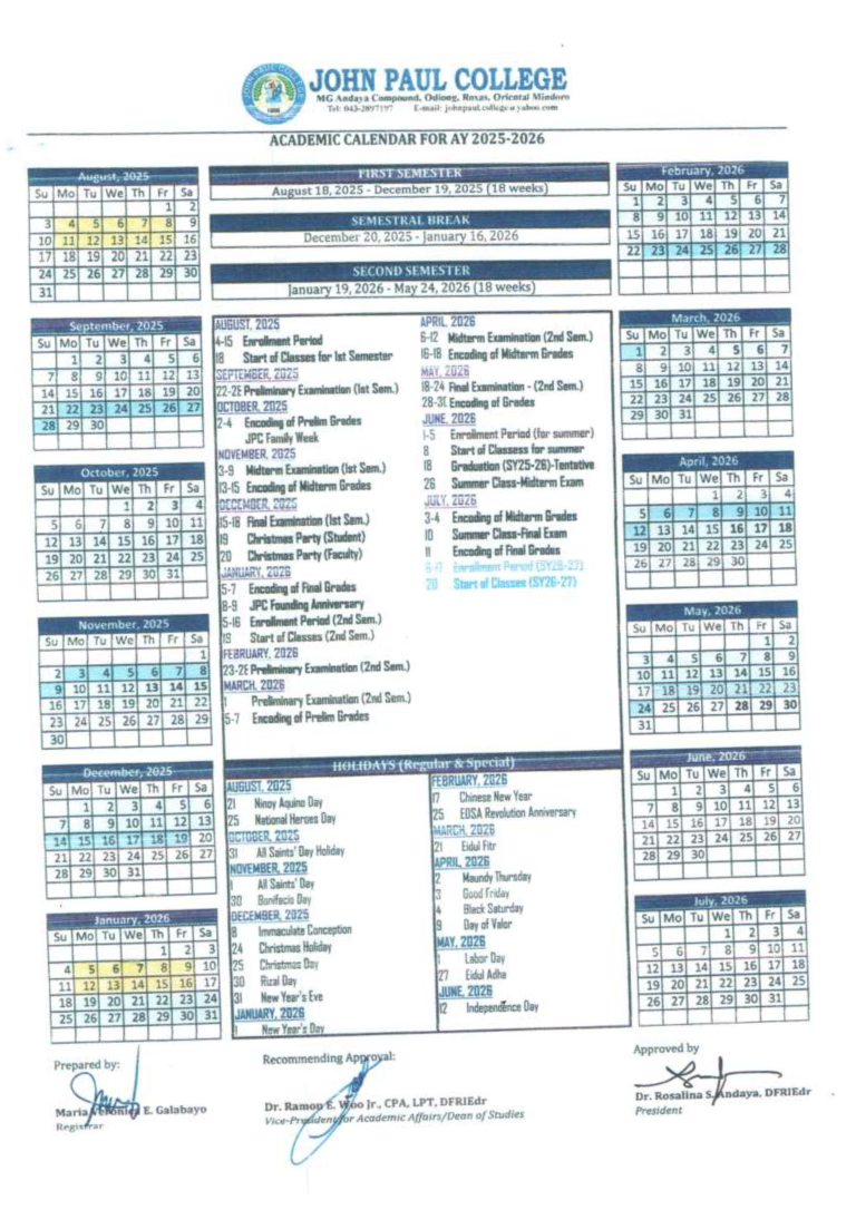 JPC Calendar - CERTS Educational Services, Inc.